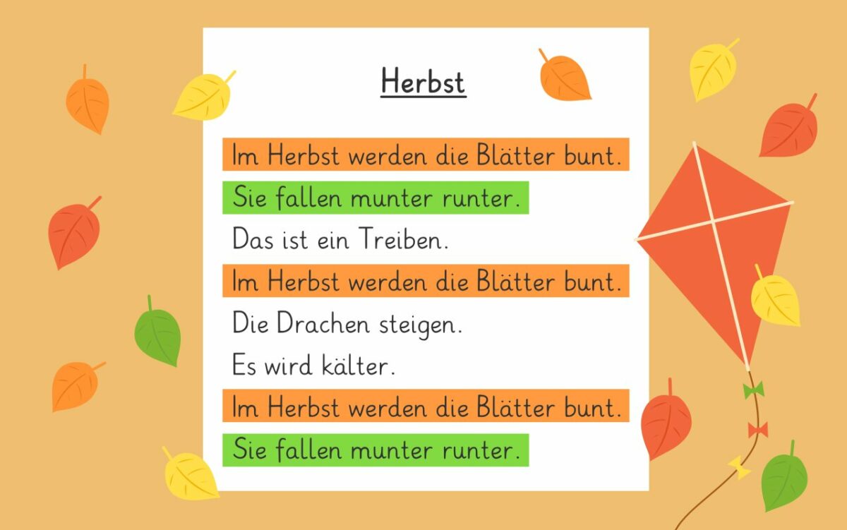 Rondell Gedicht – Definition & Zusammenfassung | Easy Schule