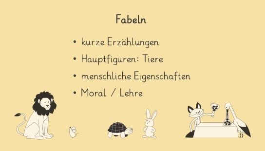 Fabeln – Definition & Zusammenfassung | Easy Schule