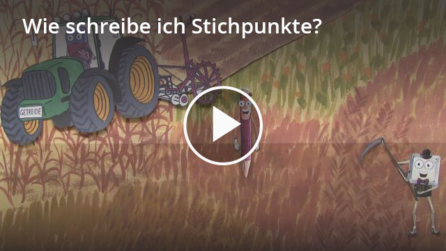 Stichpunkte - Deutsch schreiben in der Grundschule