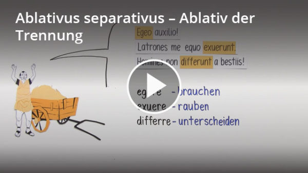 Ablativ – Definition & Zusammenfassung | Easy Schule