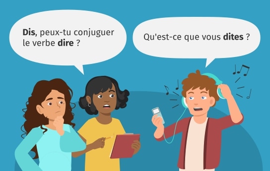 Dire konjugieren – Definition & Zusammenfassung | Easy Schule