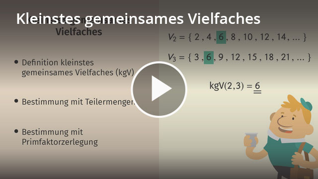 Kleinstes gemeinsames Vielfaches und kgV berechnen – Definition ...