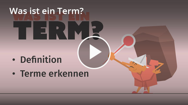 Terme und Gleichungen – Definition & Zusammenfassung | Easy Schule