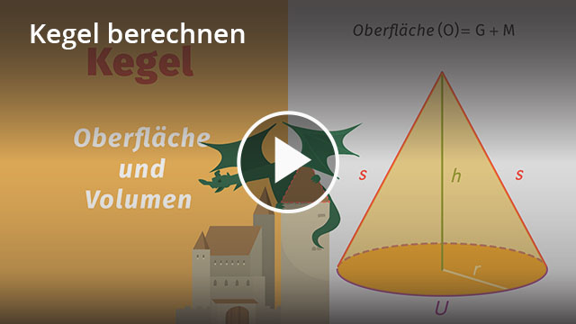 Kegel berechnen – Definition & Zusammenfassung | Easy Schule