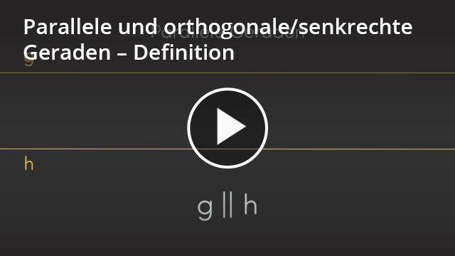 Orthogonalität – Definition & Zusammenfassung | Easy Schule