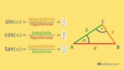 Trigonometrie – Definition & Zusammenfassung | Easy Schule